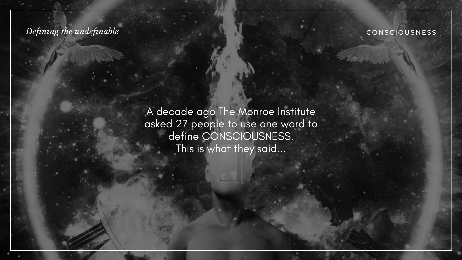 Defining the undefinable: Immerse yourself in Twenty-Seven words that ...